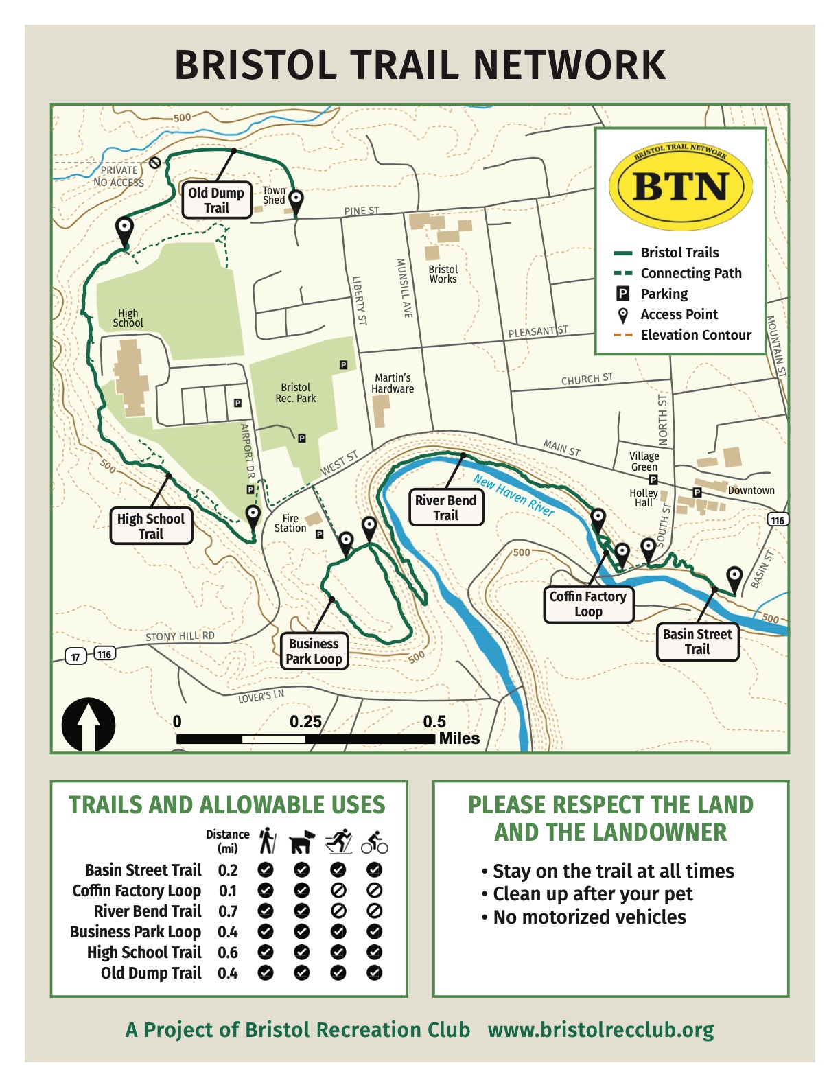 Downloadable Trail Map – BRISTOL RECREATION CLUB